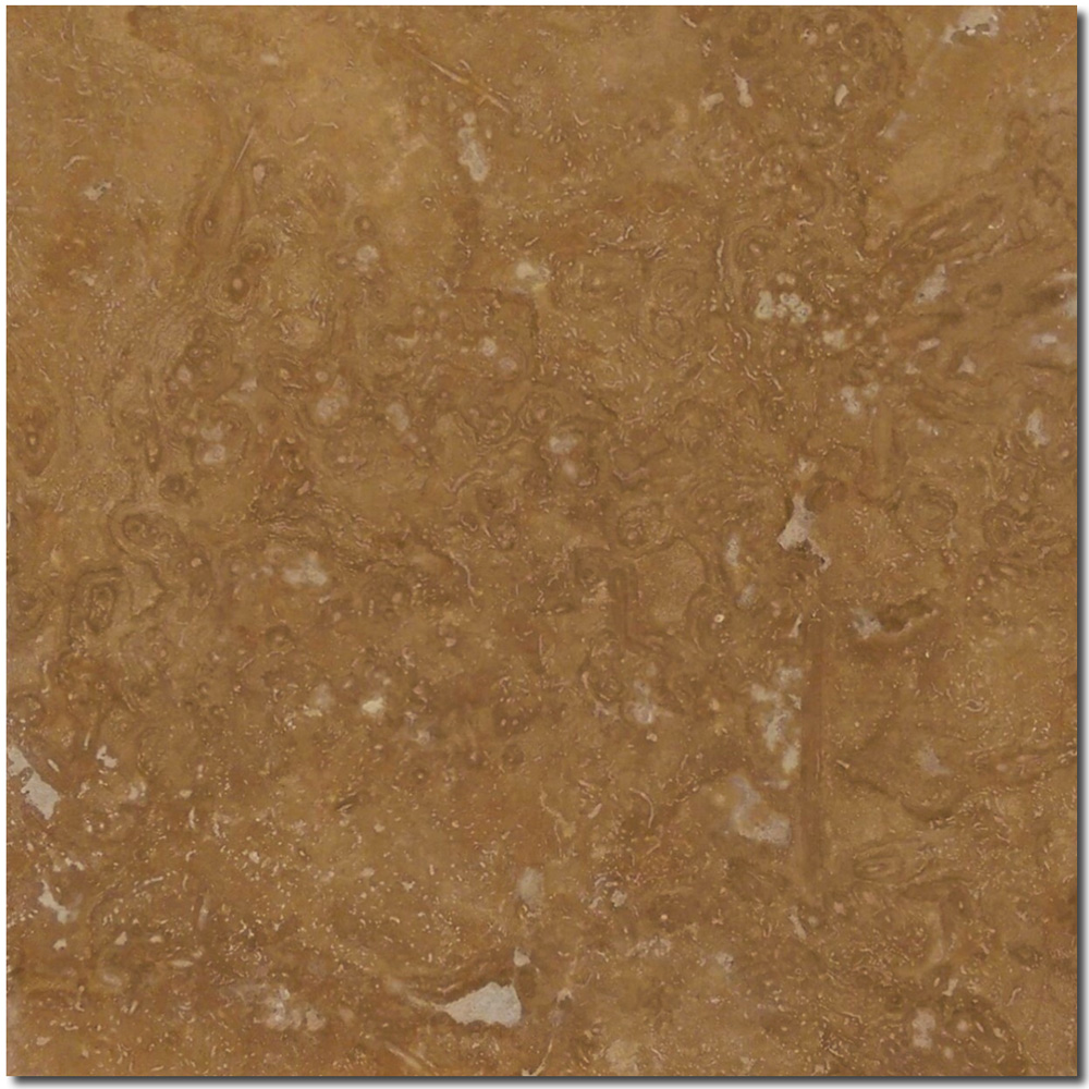 Noce Travertine 12x12 Brown Filled & Honed Tile - Direct Finishes