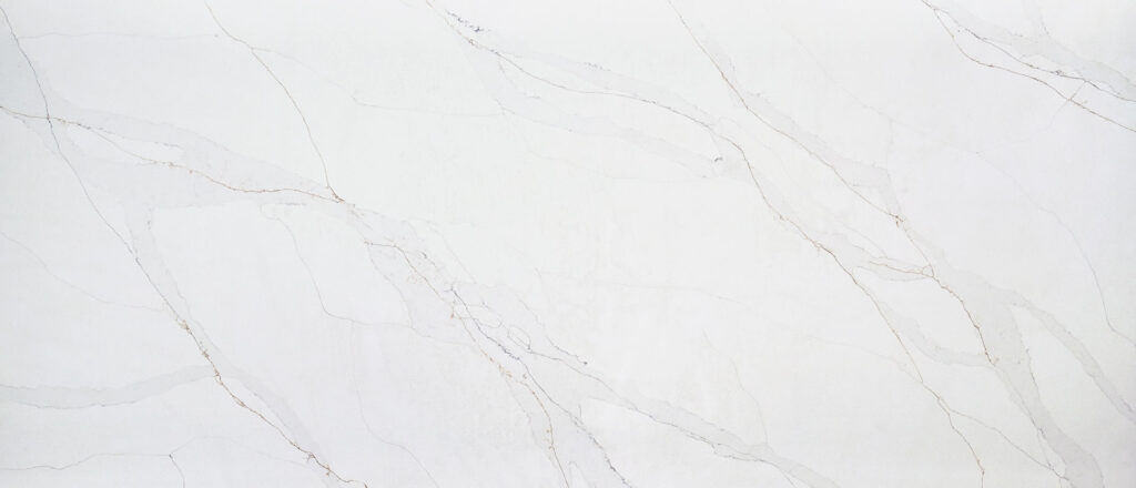 Calacatta Abezzo Book-Match Quartz Slab - Direct Finishes
