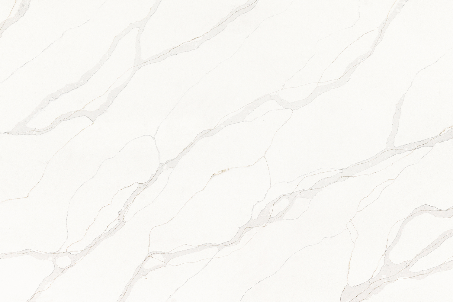 Calacatta Oro White Quartz Slab - Direct Finishes