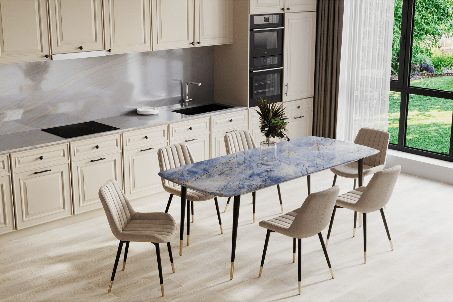 Ijen Blue Quartzite Slab - Direct Finishes