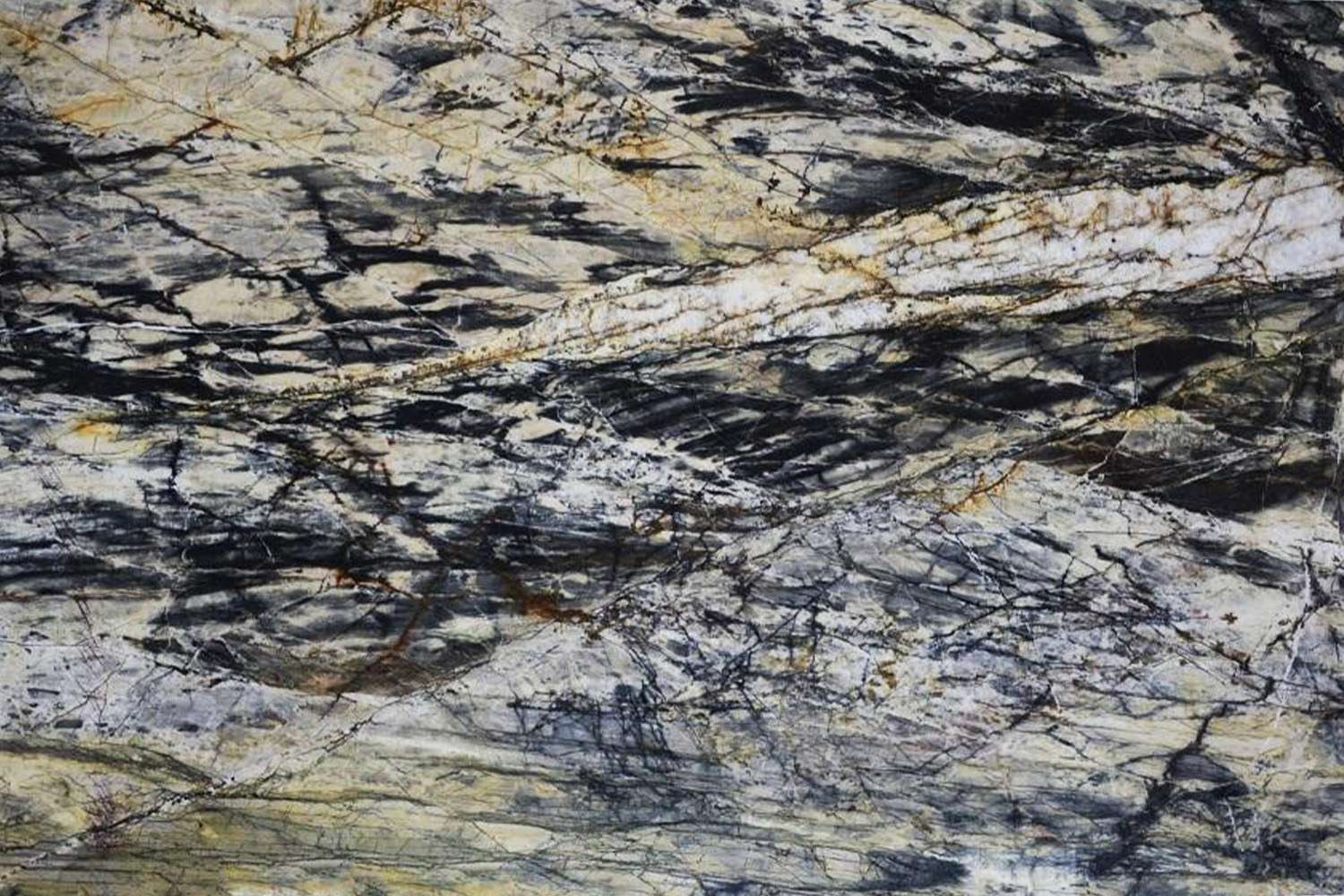 Iron Blue Quartzite Slab - Direct Finishes