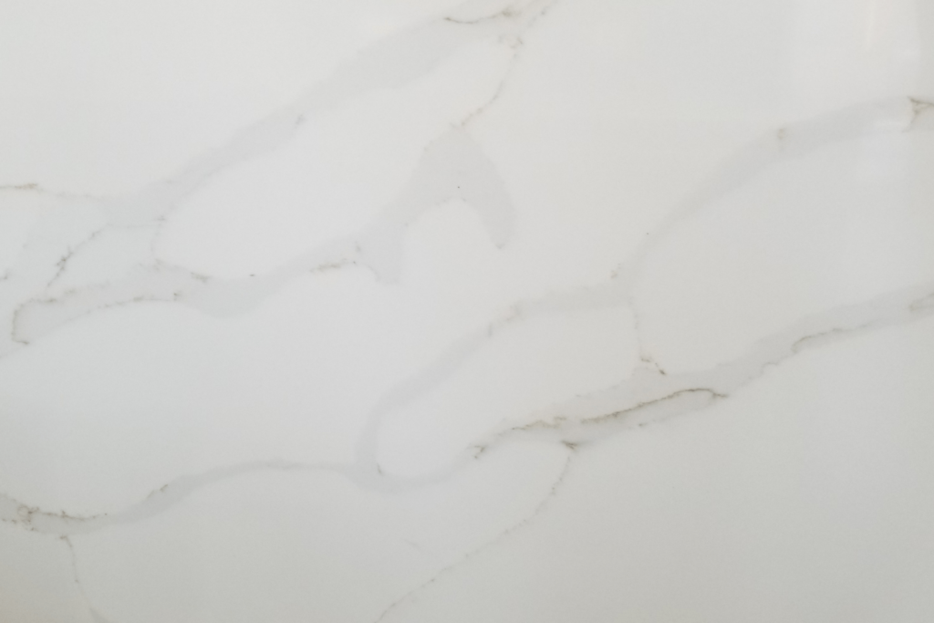 Calacatta Caramel White Quartz Slab - Direct Finishes