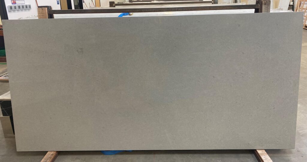 Quartz Stone Slabs Storm Grey 126x63 3/4 Gray Slab - Direct Finishes
